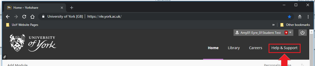 Student guidance for online learning